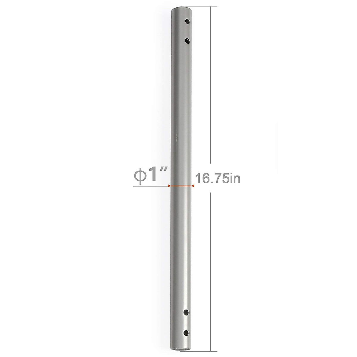 CeKay Extension Pole (1" Diameter, 16 3/4" Length)