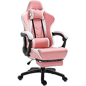 RILOOP Ergonomic Home Office Chair with Back Support, Adjustment Armrest, Executive Desk Chair with Reclining Adjustment, Adjustable Headrest, Padded Lumbar Support, Swivel Slidable Seat