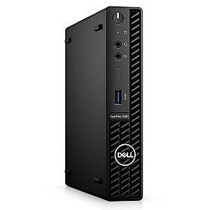Dell OptiPlex 3090 MFF Windows 10 Pro Business Micro Form Factor Desktop, Intel Hexa-Core i5-10500T up to 3.8GHz, 16GB DDR4 RAM, 1TB PCIe SSD, USB WiFi Adapter, RJ-45, Mouse and Keyboard, Black