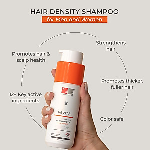 DS Laboratories Revita - Hair Growth and Thickening Shampoo with DHT Blocker, Biotin for Hair Regrowth Treatment for Women and Men