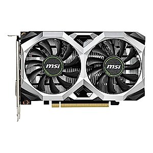 MSI Gaming GeForce GTX 1650 128-Bit HDMI/DP/DVI 4GB GDRR6 HDCP Support DirectX 12 VR Ready OC Graphics Card (GTX 1650 D6 Ventus XS OC)