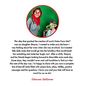 Lunch Box Notes for Kids - Lunch Notes From Me! Animal Facts & Sillies- 101 tear-off Lunchbox Notes for Boys and Girls that Make Lunch Fun & Educational - Back to school essentials - Holiday Gifts for Kids.