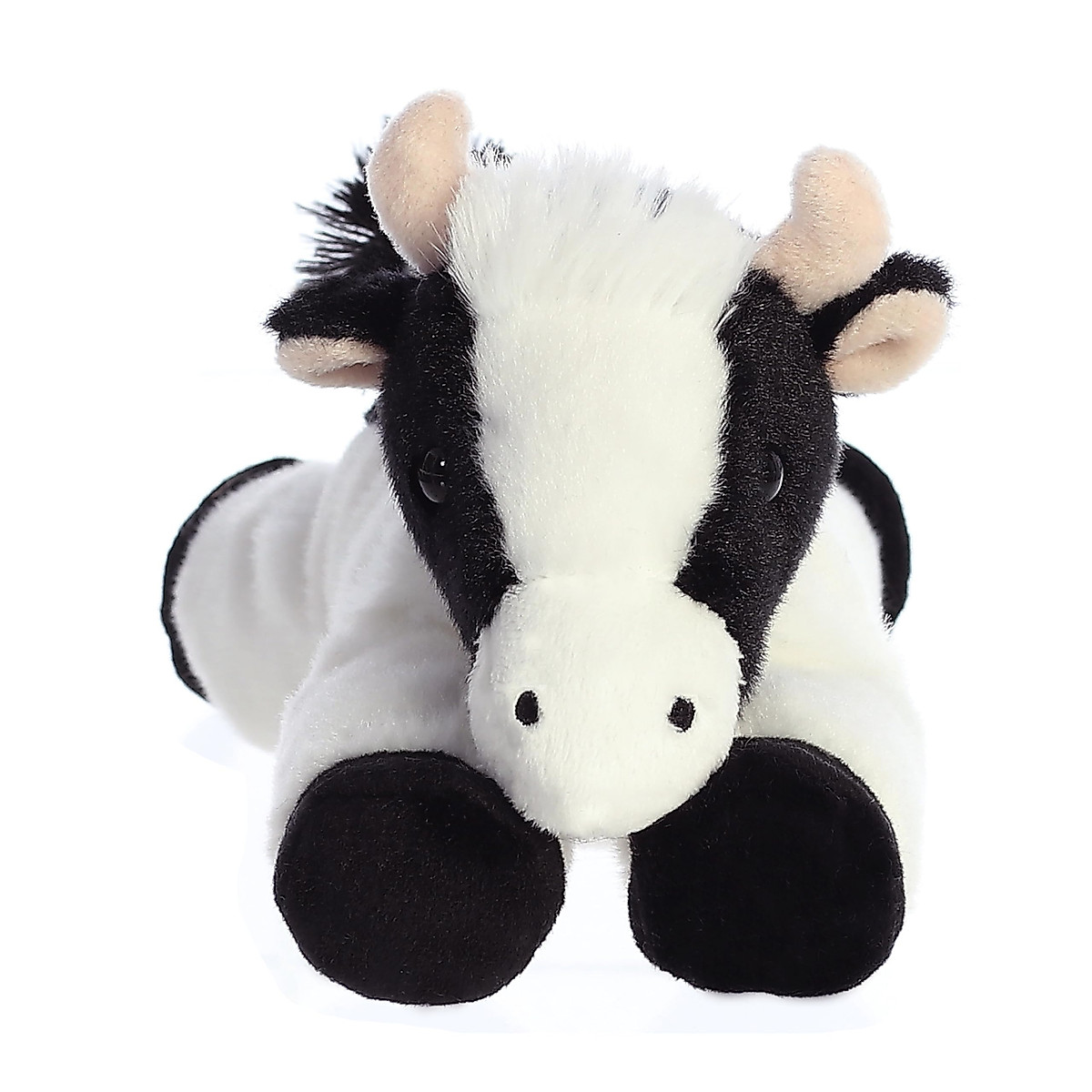 Aurora® Adorable Mini Flopsie™ Mini Moo™ Stuffed Animal - Playful Ease - Timeless Companions - White 8 Inches