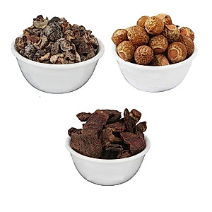 AnNafi® Amla Reetha Shikakai Pods (Mixed) | Dry Whole Herbs Mix for Hair Wash, Shine & Conditioning | Hair Care ingredients Combo Pack | 300 gm
