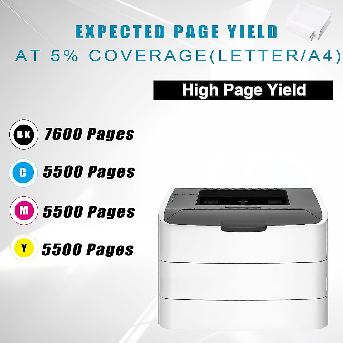 CRG069 Toner Cartridge, Compatible for Canon LBP673 MF750 LBP673CDN LBP673CDW LBP674CX MF752CDW MF756CX Printer (1 Pack Cyan)