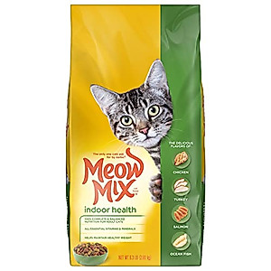 Meow Mix Indoor Health Dry Cat Food, 6.3 Pound Bag