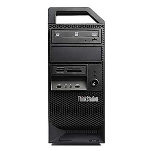 Lenovo ThinkStation E31 Tower PC, Intel Quad Core i5-3470 up to 3.6GHz, 16G DDR3, 240G SSD + 1T, DVD, WiFi, BT 4.0, Windows 10 64 Bit-Multi-Language Supports English/Spanish/French(Renewed)
