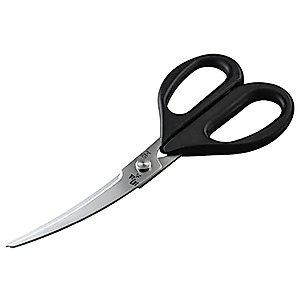 Kai Corporation DH3313 KAI Seki Magoroku Kitchen Scissors, Curved Made in Japan
