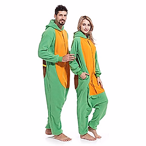 vavalad Adult Onesie Pajamas Costume Animal Cosplay Jumpsuit Homewear Sleepwear for Women Men