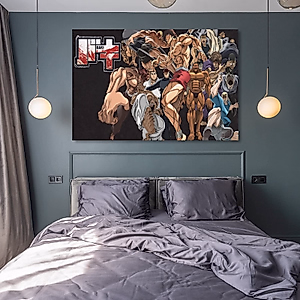 Baki Hanma Anime Poster Posters for Boys Room Cool Posters Canvas Wall Art Prints for Wall Decor Room Decor Bedroom Decor Gifts 12x18inch(30x45cm) Unframe-Style