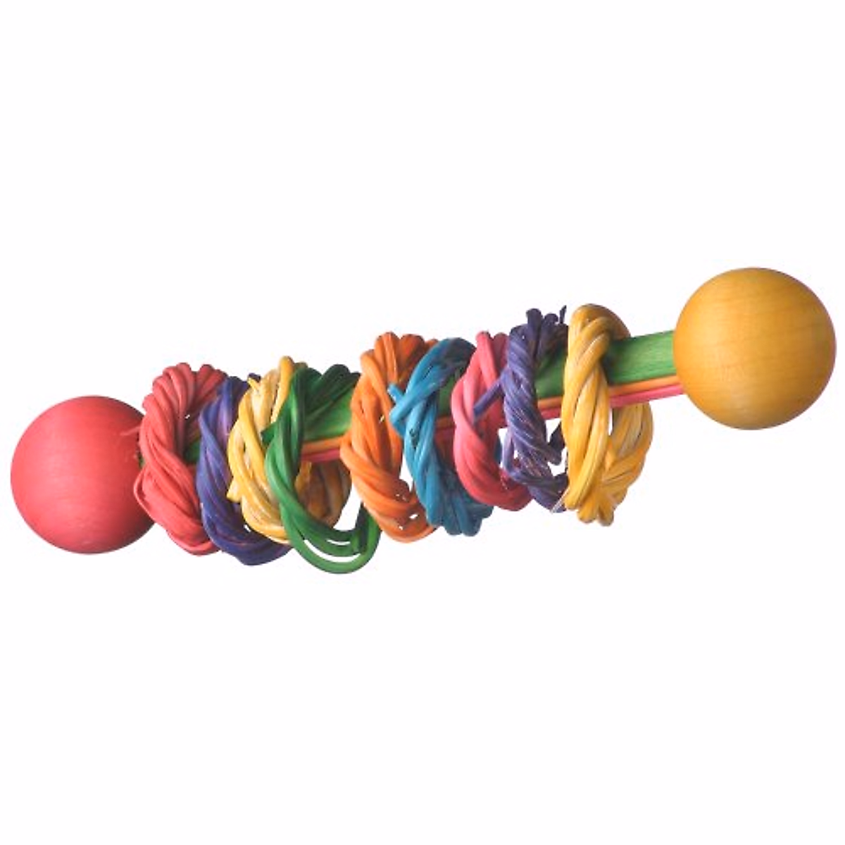 Super Bird Creations SB536 Vine Ring Rattle Bird Foot Toy, Medium/Large Bird Size, 5.5" x 1.5"