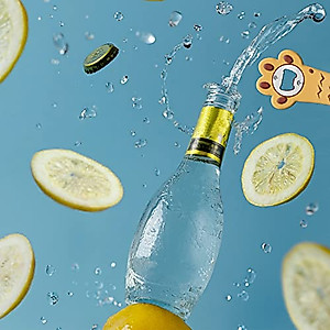 Bottle Opener Insert - 20 Sets Stainless Steel Bottle Opener Inserts Kit with Screws Screwdriver for Bottle Opener DIY Resin Mould Kit Bottle Opener Hardware Parts Supply