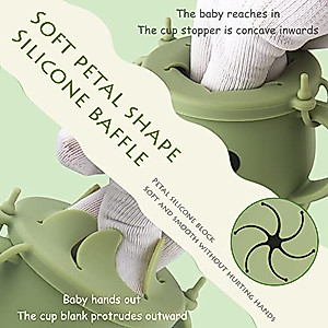 nohlerlife Silicone Snack Cups for Toddlers 2Pack| Spill Proof Food Containers| Baby Snack Catcher| Food Grade Silicone BPA Free, Dishwasher Safe