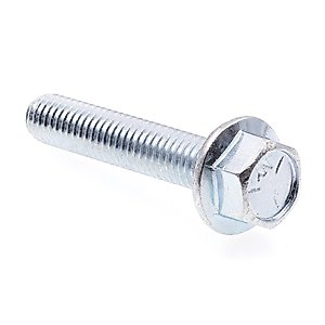Prime-Line 9091235 Serrated Flange Bolts, 3/8 In.-16 X 2 In., Zinc Plated Case Hardened (25 Pack)