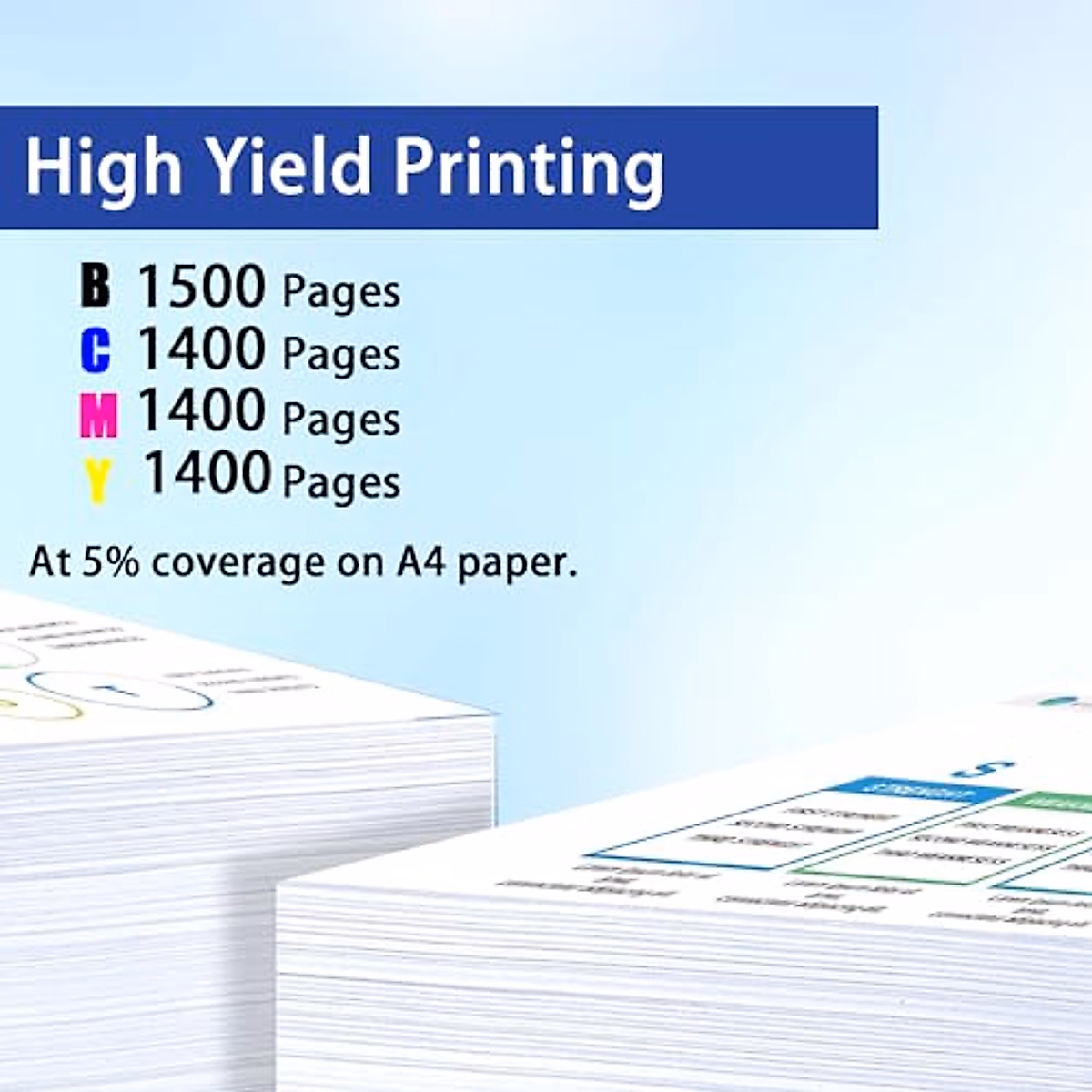 206A Toner Cartridges Compatible for Hp W2110A W2111A W2113A W2112A High Yield Toner Cartridges with Chip Work for M255DW M255NW M282NW M283CDW M283FDW Printer Cyan
