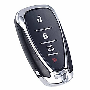 Key Fob Replacement Compatible for Chevy Malibu Cruze Camaro 2016 2017 2018 2019 2020 2021 Proximity Smart Keyless Entry Remote Control HYQ4EA 13508771 433Mhz 13584504 4-Button 13529660