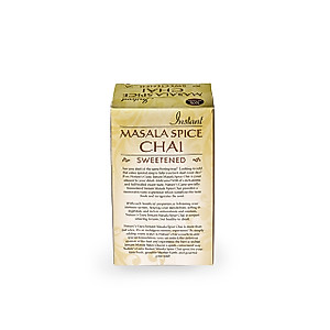 Nature's Guru Instant Masala Spice Chai Tea Drink Mix Sweetened Single Serve On-the-Go Drink Packets, 10 Count (Pack of 4)