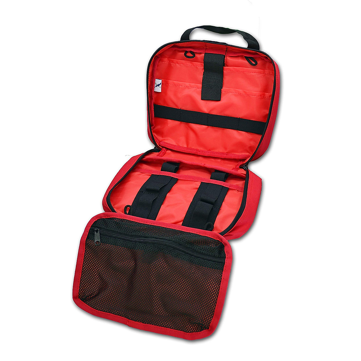 Lightning X Rip-Away Officer's Patrol Tactical Gunshot & Trauma IFAK Kit w/Headrest Mount - RED