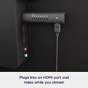 Roku Streaming Stick 4K+ Streaming Device 4K/HDR/D. Vision with Roku Voice Remote Pro (Renewed)