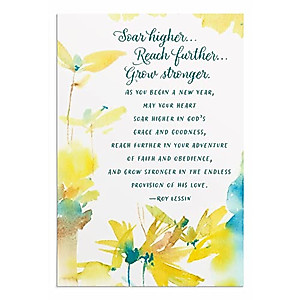 DaySpring - Roy Lessin - Happy Birthday - 4 Design Assortment with Scripture - 12 Birthday Boxed Cards & Envelopes (U1200)