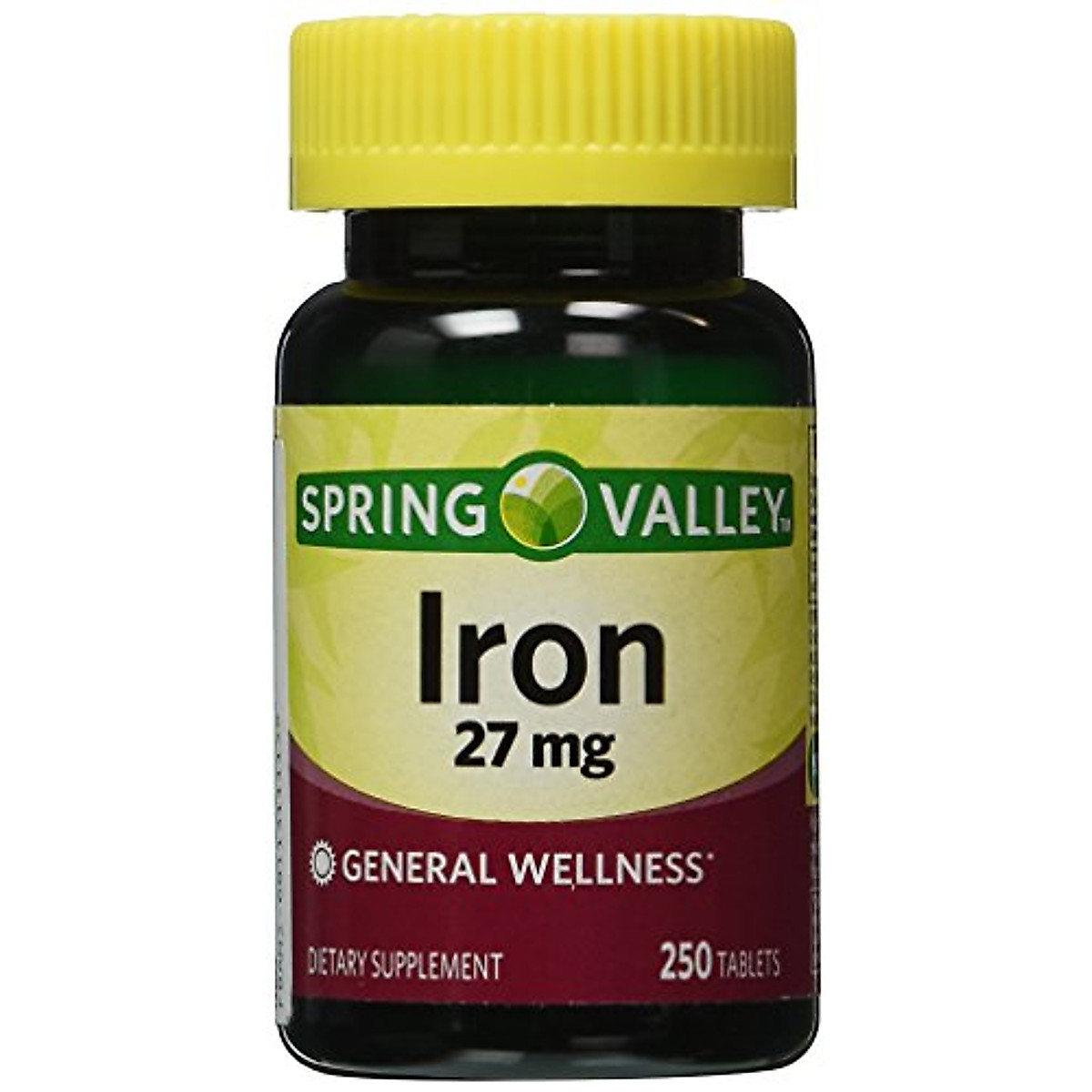 Spring Valley - Iron 27 mg, 250 Tablets