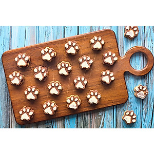 Dog Paw Cookie Cutter, Premium Food-Grade Stainless Steel, Dishwasher Safe