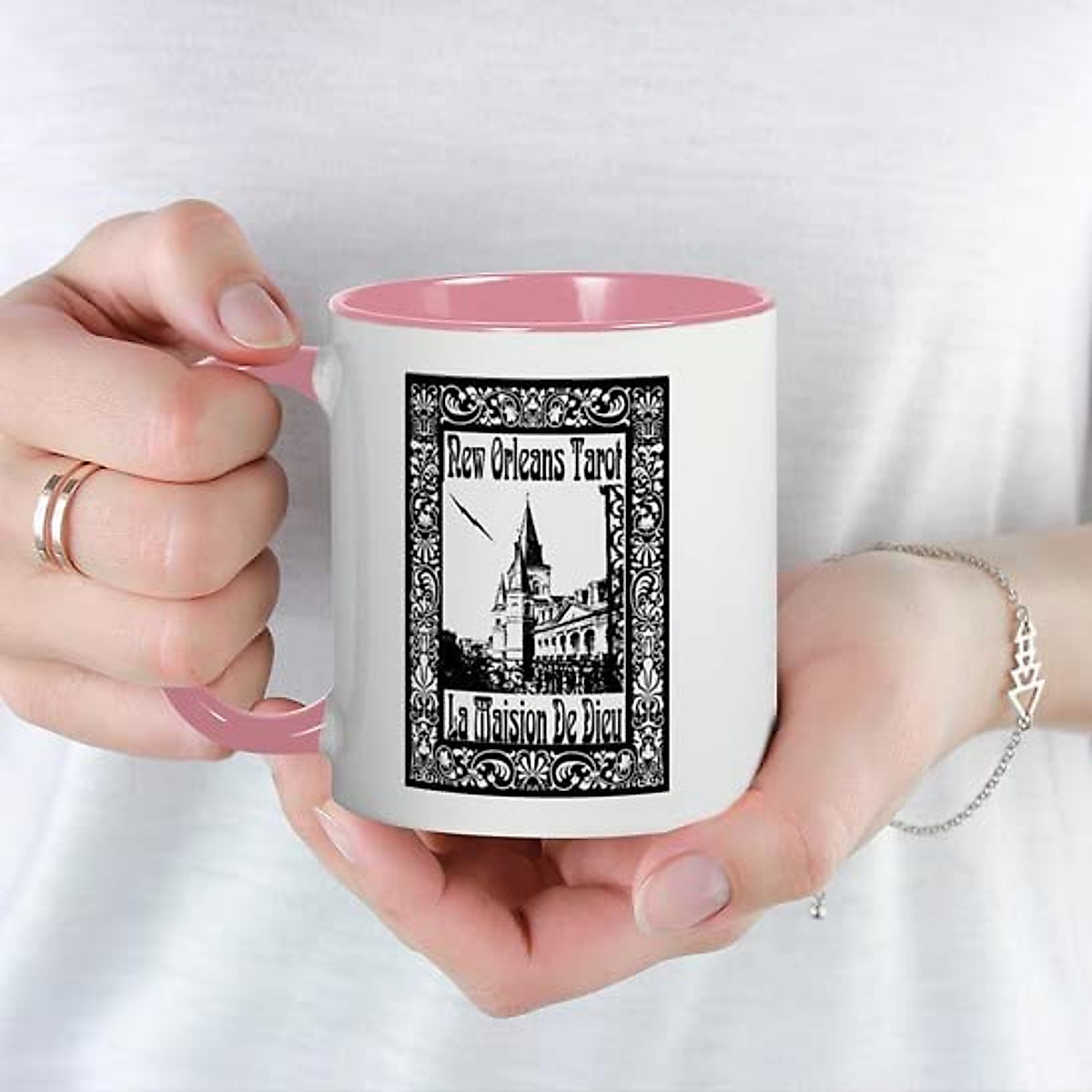 CafePress New Orleans Tarot Cards Mug Ceramic Coffee Mug, Tea Cup 11 oz