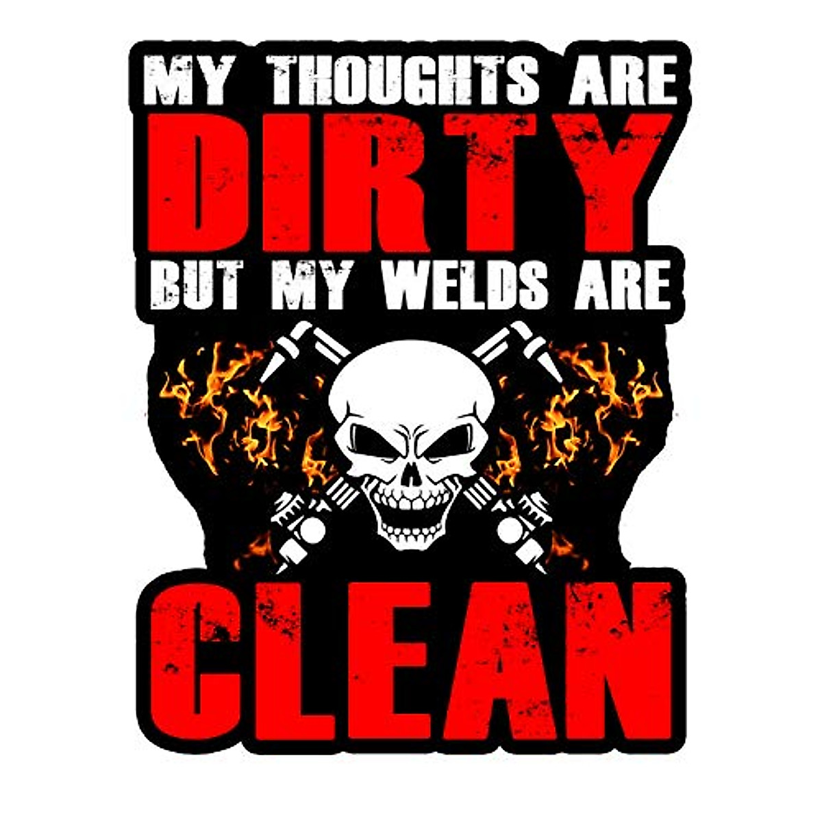 Welding Stickers for Welding Hood & Tool Box – 100% Vinyl Stickers – Stickers for Adults – Badass Welder Stickers Including, Flux, Rods, Hood, Flash, Fire, Welds