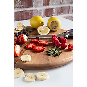 Ironwood Gourmet - 28198 Ironwood Gourmet Round Everyday Cutting Board, 14 x 14 x 0.75 inches