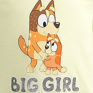 Bluey Bingo Big Girls 2 Pack T-Shirts Blue/Yellow 10-12