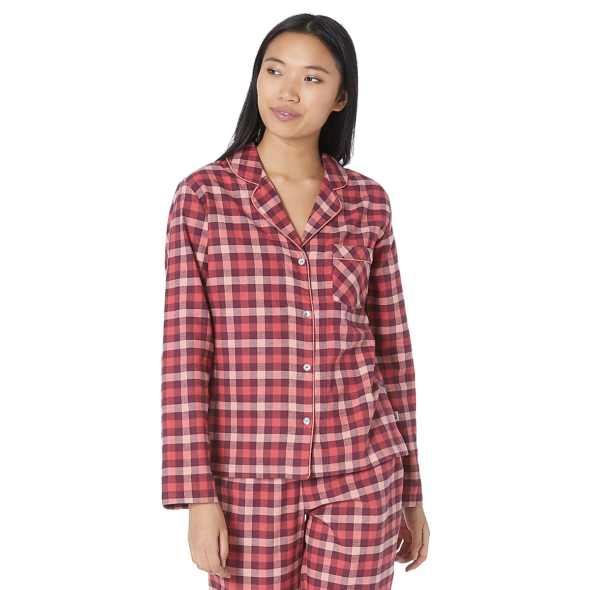 UGG Women's OPHILIA Set Woven Plaid, Flamenco Check, XL