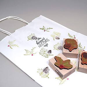 Prime Line Packaging White Kraft Paper Gift Bags with Handles for Small Business, Boutiques, Retail, Shopping, Birthdays, Favors, Bulk, 8x4x10 50 Pack