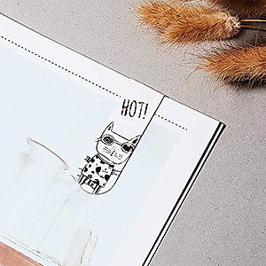 30 Pieces Magnet Magnetic Bookmarks Cute Magnet Page Markers Page Clips Bookmark for Student Office Reading Stationery (Cat)