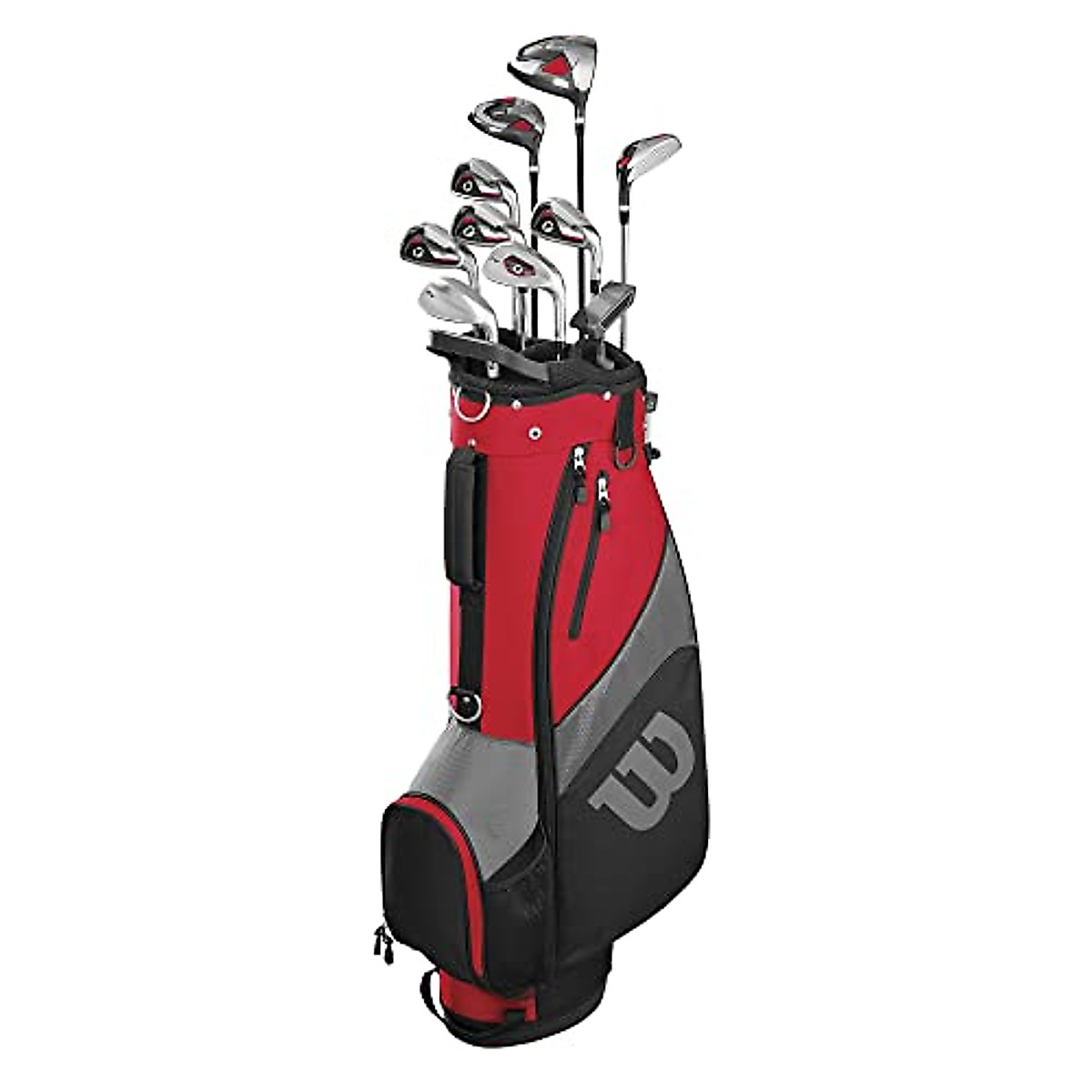 WILSON Golf Profile SGI Men's Complete Golf Set — Regular, Right Hand,Red (Regular)