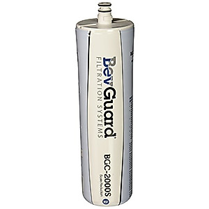BevGuard BGC-2000S Polyphosphate Media Lime Scale Protection Cartridge, 5 GPM