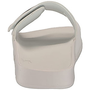 New Balance Unisex DynaSoft 200 V2 Adjustable Slide Sandal, White/Black, 6.5 XX-Wide US Women