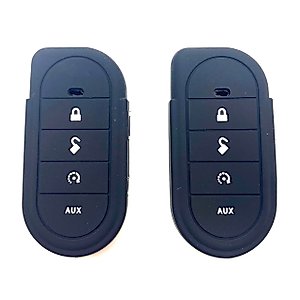 TTocenb Pack of 2 7656V 7856V Black Remote Control V2 Soft Silicone Protective Cover New Compatible Silica Gel Protective Shell Replacement for Viper Part Assembly