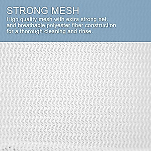 3Pcs Durable Fine Mesh Laundry Bags for Delicates (1 Large 16 x 20 Inches, 1 Medium 12 x 16 Inches, 1 Small 9 x 12 Inches)