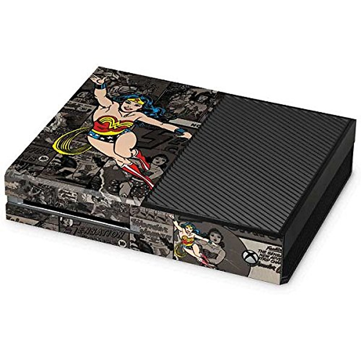 Skinit Decal Gaming Skin Compatible with Xbox One Console - Officially Licensed Warner Bros Wonder Woman Mixed Media Design