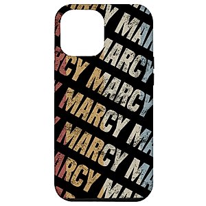 iPhone 12 Pro Max Custom Marcy Phone Cover Vintage Retro Black Personalized Case