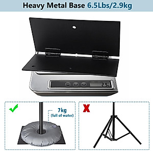 SLOW DOLPHIN Pipe and Drape Photography Backdrop Stand Kit Adjustable Photo Background Stand 10ft x 10ft with Metal Base for Parties Weddings Birthday Party Events Photo Booth