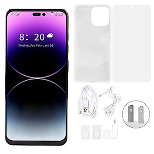 Pomya I14proMax Smartphone, Unlocked Cell Phone for Android10, 4G Network Dual SIM, 6.7 Inch 2G 16G Storage, 4000mAh Battery, 13MP 5MP Camera, GPS WiFi Bluetooth5.0 (Blue), BUQEzvufodyq34-13