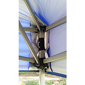 IMPACT CANOPY 021400003 Impact Quest, Fits 10' x 10' Slant Leg Pop Up, Blue Replacement Canopy Top