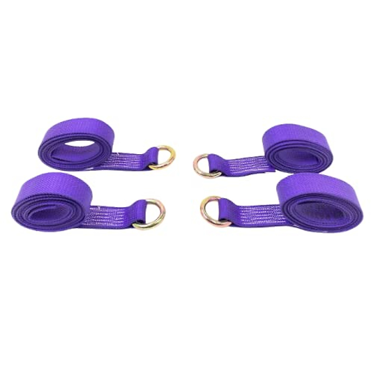2" x 10' Purple Diamond Weave Lasso Wheel Straps (4 Pack)