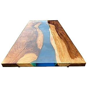 Epoxy Table, Live Edge Wooden Table, Epoxy Resin River Table, Natural Wood,Dining table, Natural Epoxy Table, Resin Table