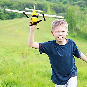 fisca RC Plane Remote Control Cessna 182 Airplane, 2.4Ghz 2CH Foam Drone Ready to Fly Aircraft Toy for Kids and Adults