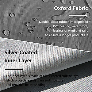 Swing Canopy Replacement for Outdoor Patio Swing Chair 2/3 Seater Waterproof Porch Swing Seat Canopy Cover Garden Hammock Top Cover for Seat Furniture, Canopy only (Black, 65x45×5.9 Inch)