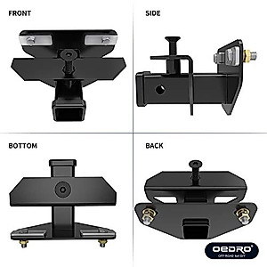 OEDRO 2" Rear Trailer Hitch Receiver Class 3 Towing Hitch & Cover Kit, Fits 2009-2018 Dodge Ram 1500/2003-2013 Ram 2500 3500/2019-2023 Ram 1500 Classic, Tow Combo (Hitch Cover Included)