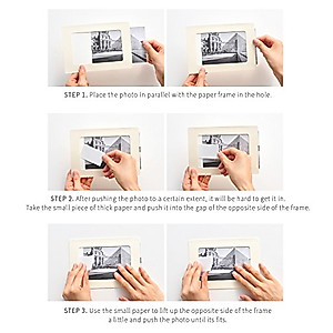 Monolike Paper Photo Frames 8x10 Inch Black 10 Pack - Fits 8"x10" Pictures