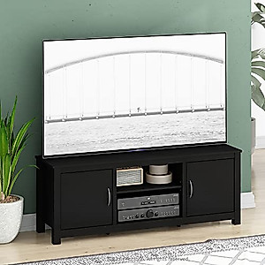 Furinno Classic Stand with Storage for TV up to 65 Inch, Americano, Large